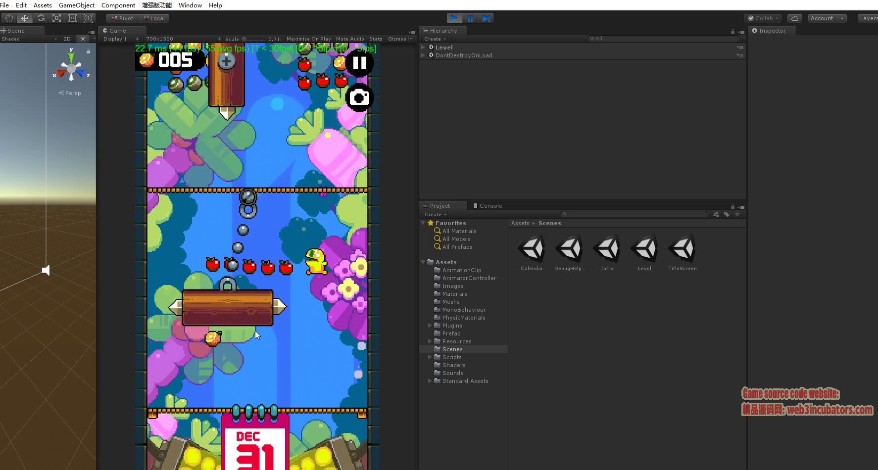 超精品像素跳跃 跑酷 unity 游戏源码非逆向 代码工程Super Premium Pixel Jump Parkour unity ...